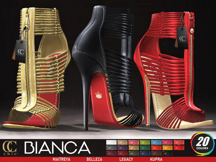 Second Life Marketplace - [CHIC] BIANCA HEELS